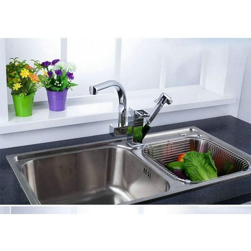 360 Hot & Cold Water Faucet Pull out Water Tap 4/4inch (2321) | Best ...