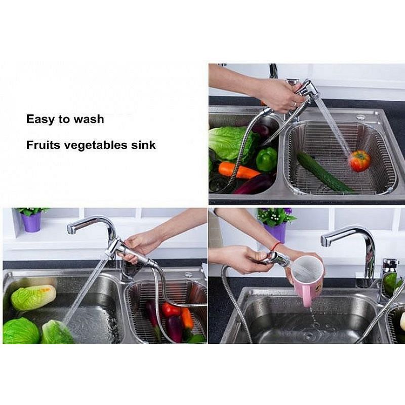 360 Hot & Cold Water Faucet Pull out Water Tap 4/4inch (2321) | Best ...